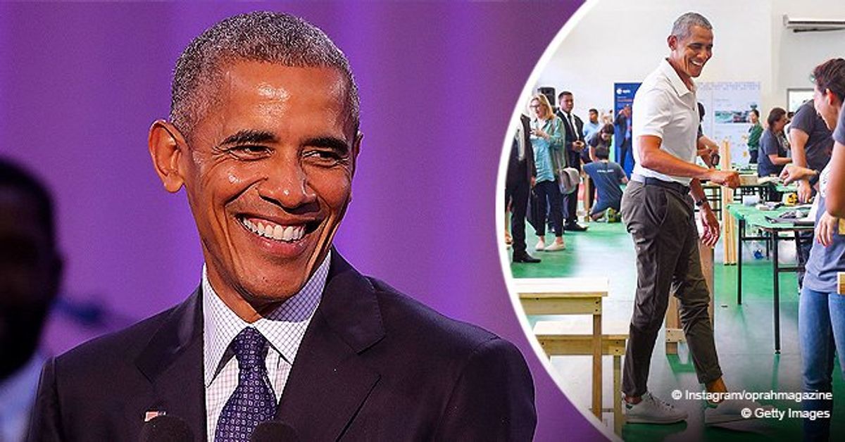 Barack Obama Shows His Ankles in Cropped Chinos & $80 Stan Smith ...