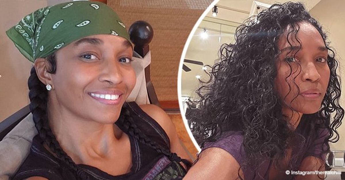 See TLC Singer Chilli's Youthful Look as She Flaunts Long Curly Hair ...