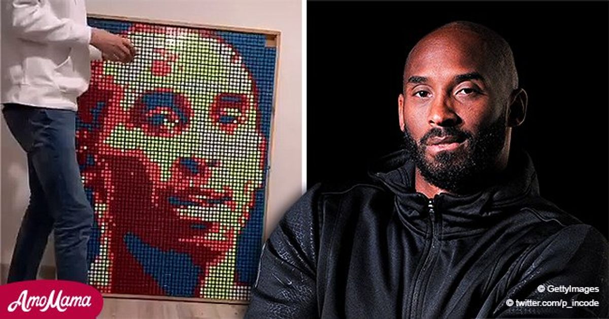 Young Kobe Bryant Fan Creates Epic Portrait of the Late Legend Using ...