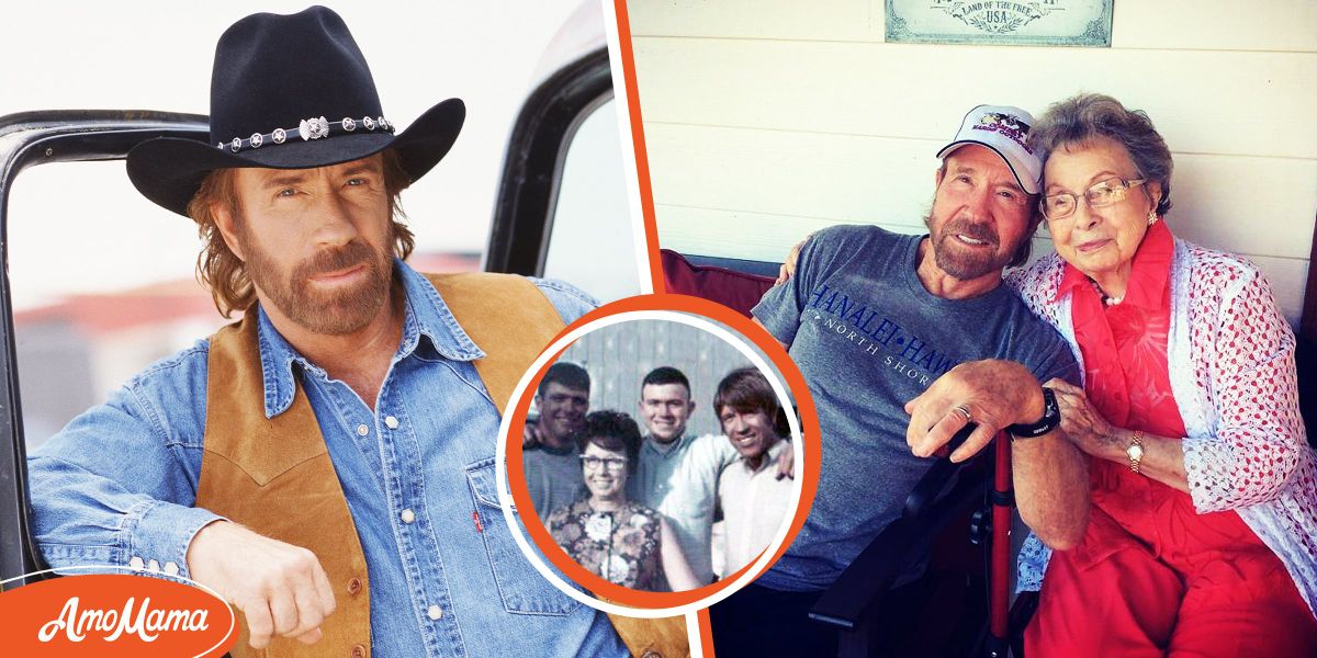 Chuck Norris Honored Mom on Her 101st Birthday — She Raised 3 Sons as ...