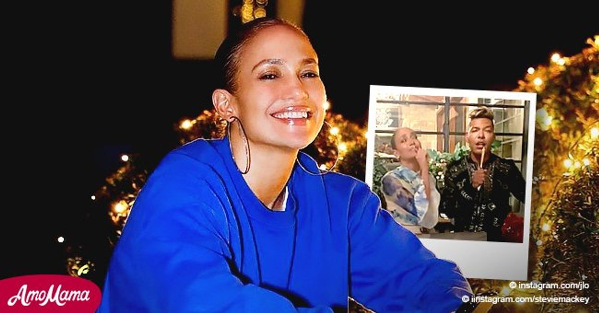 J Lo Shows off Powerful Vocals Singing Classic Christmas Song in a Duet ...