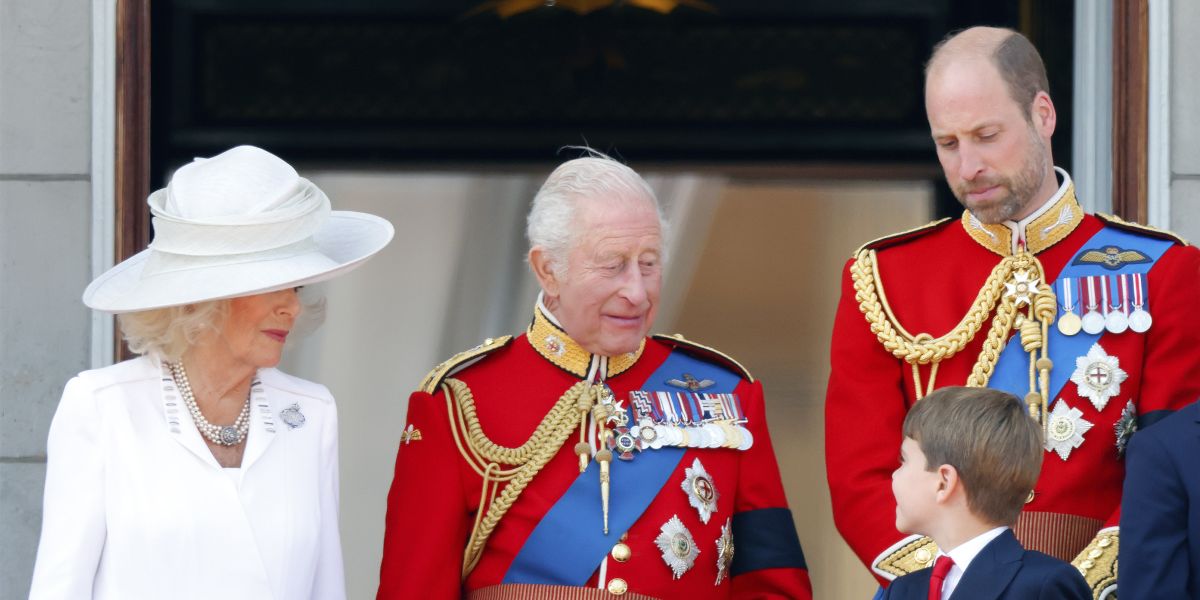 Queen Camilla Appears to 'Walk in Front Of' King Charles on Trooping ...