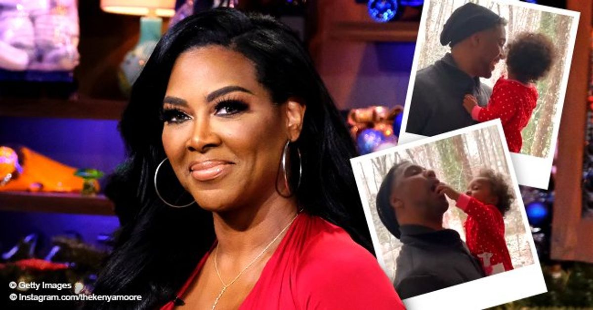 Kenya Moore from RHOA Shares Adorable Video of Marc Daly & Daughter ...