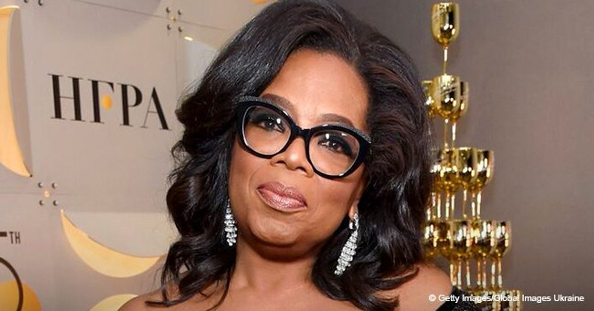 Oprah looks slimmer than ever in crisp white pants & flirty top with ...