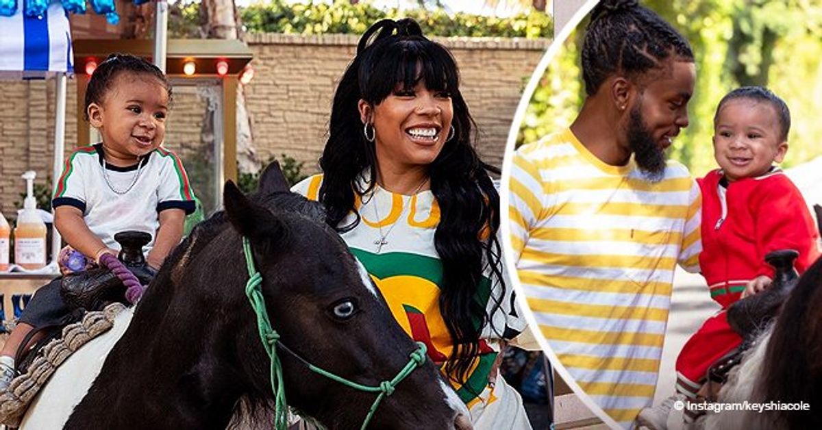 Get a Better Glimpse of Keyshia Cole's Son Tobias Khale's 1st Birthday ...
