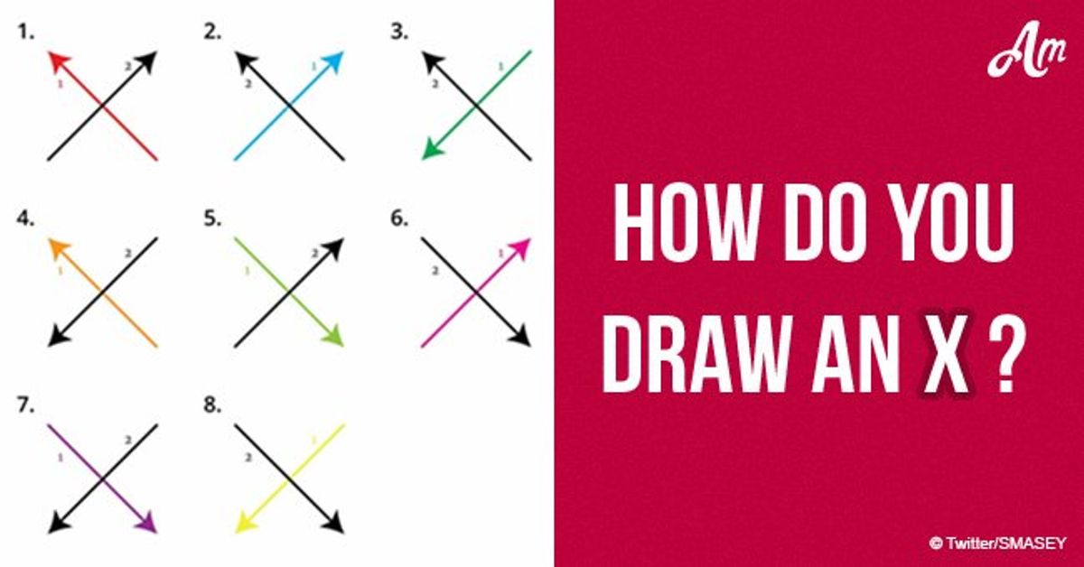 How do you draw an X?' People lose their minds over this viral question