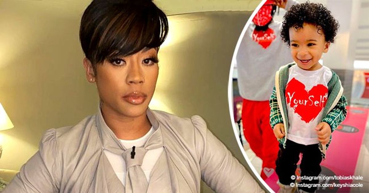 Keyshia Cole's Youngest Son Tobias Is All Smiles in a Heart Printed ...