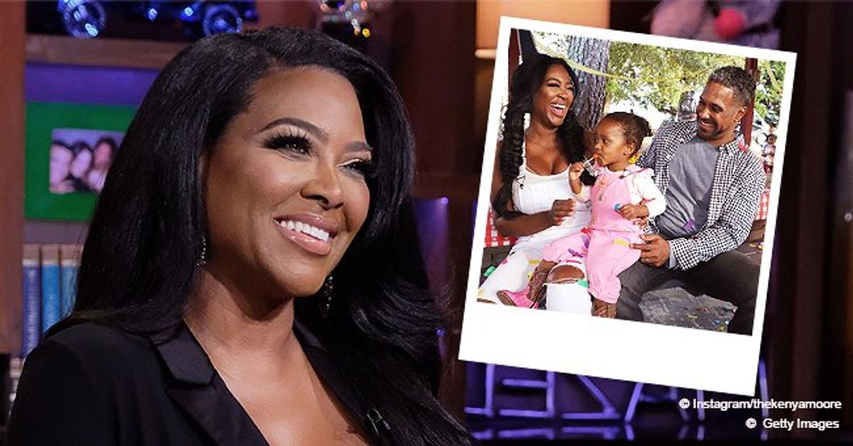 RHOA's Kenya Moore & Marc Daly Flash White Smiles in Sweet Photos with ...