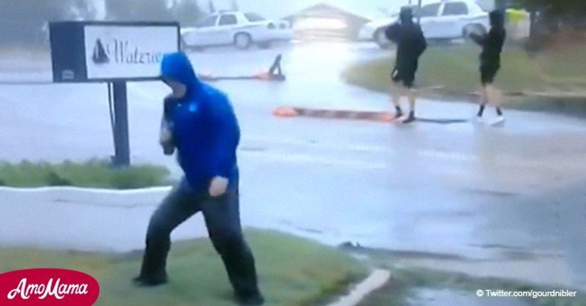 Journalist caught out being overly dramatic while reporting on ...