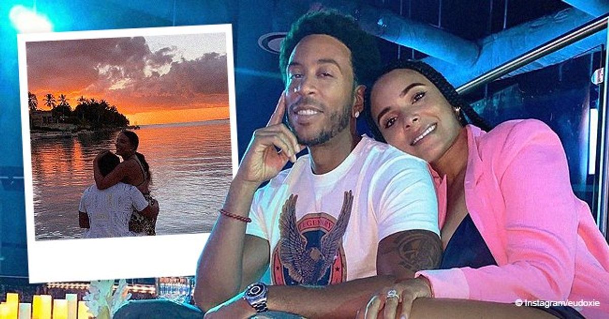 Ludacris and Wife Eudoxie Share Romantic Moments at Beach during Sunset ...