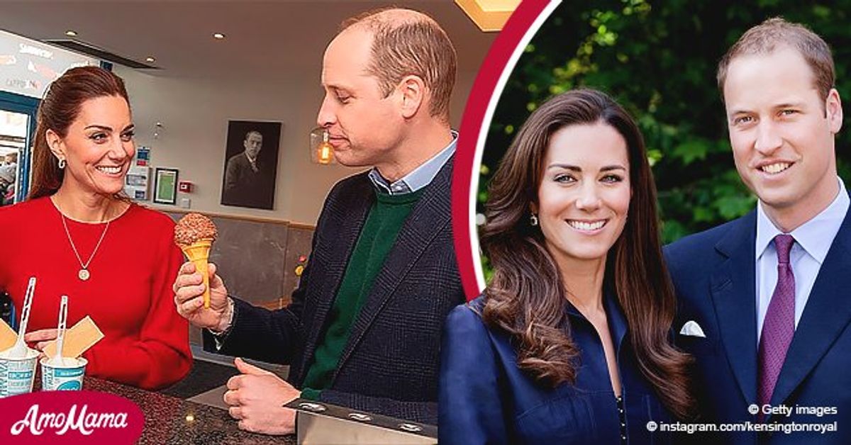 Kate Middleton Stuns in Beautiful Red Dress as She Enjoys Ice Cream ...