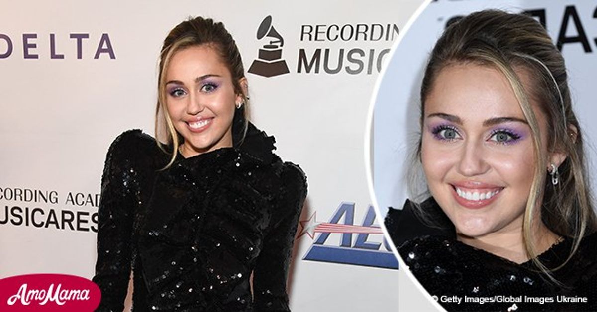 Miley Cyrus shares a stunning photo of herself in a sequin thigh ...