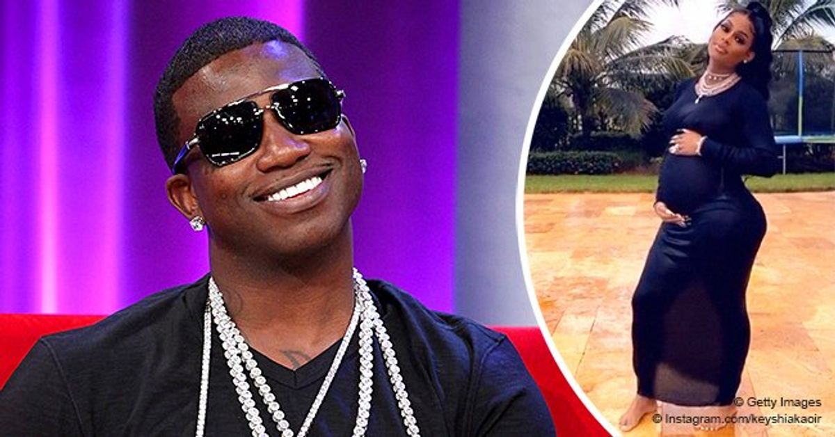 Gucci Mane's Pregnant Wife Takes a Dip in a Pool & Flaunts Baby Bump in ...