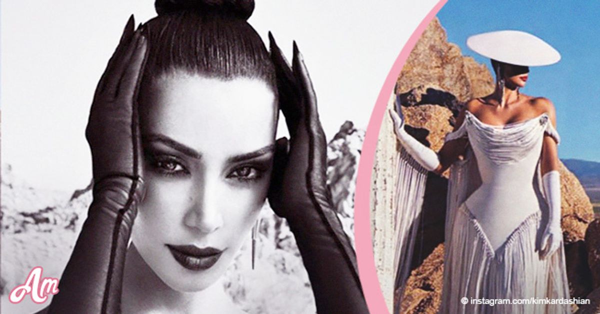 Kim Kardashian Flaunts Curvaceous Figure in Vogue Arabia Photoshoot ...