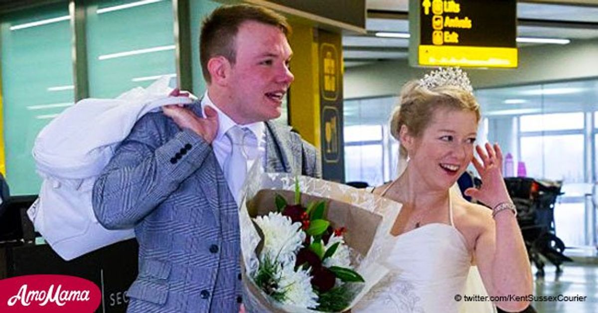 Online couple gets married hours after meeting in person for the first ...