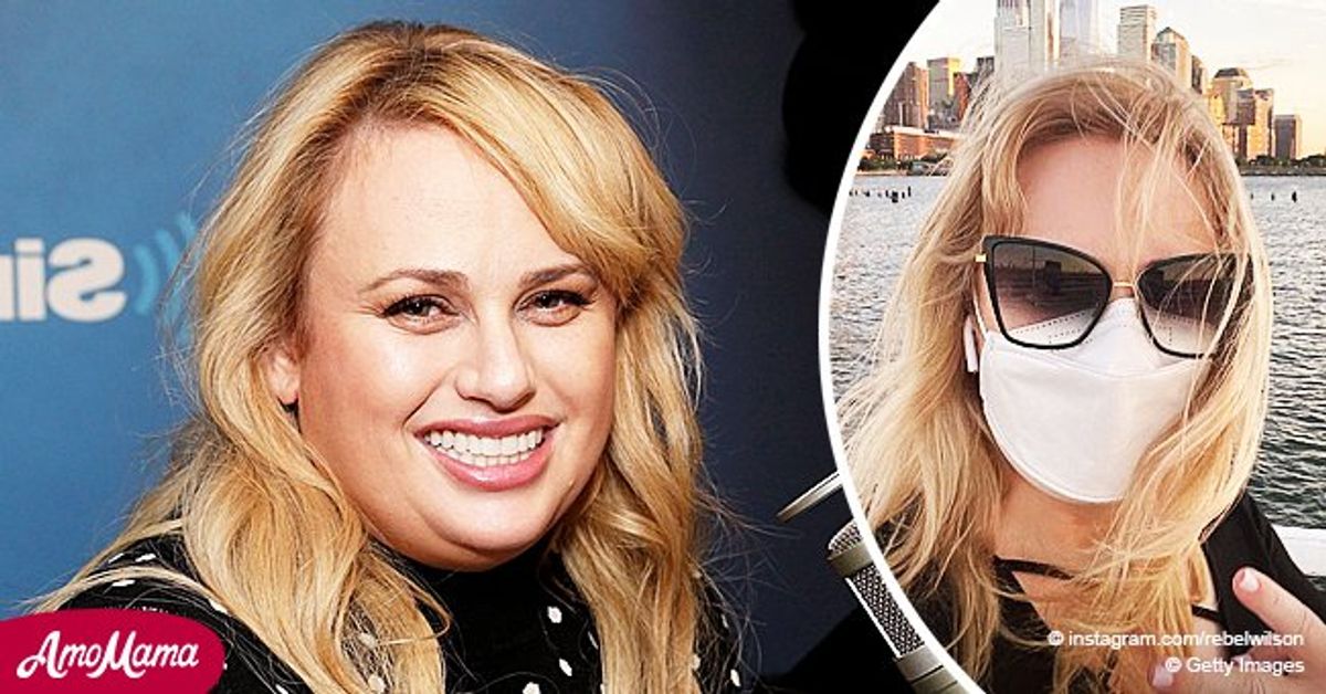 Rebel Wilson Looks Stylish Posing in a Face Mask and Chic Sunglasses in ...