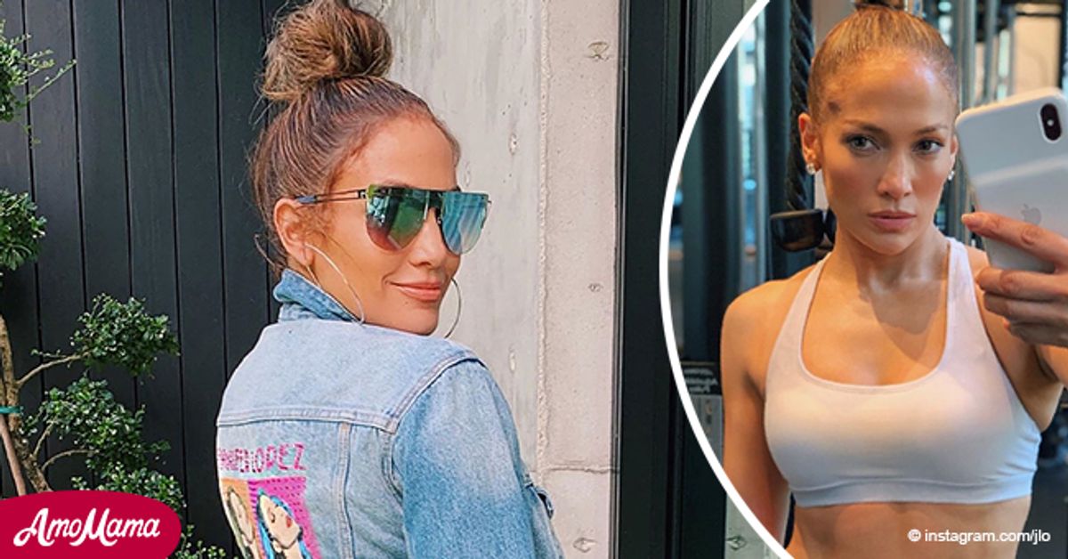 Jennifer Lopez Flaunts Her New Denim Tour Jacket