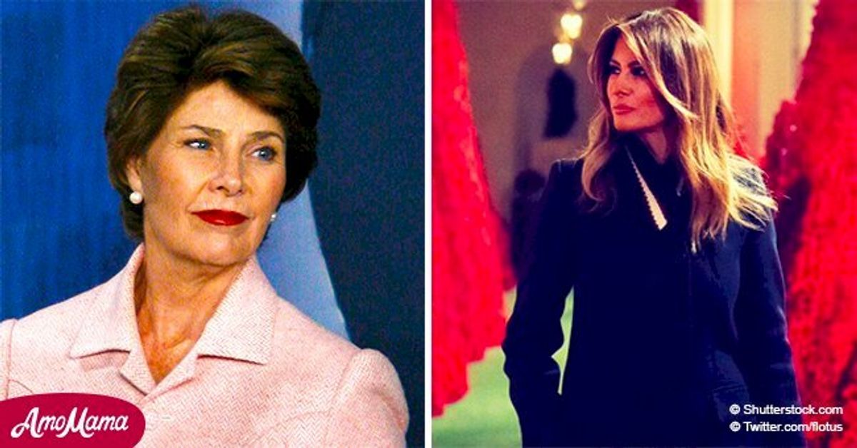Melania Trump hosts Laura Bush for ‘sweet visit’ to 'Christmassy' White ...