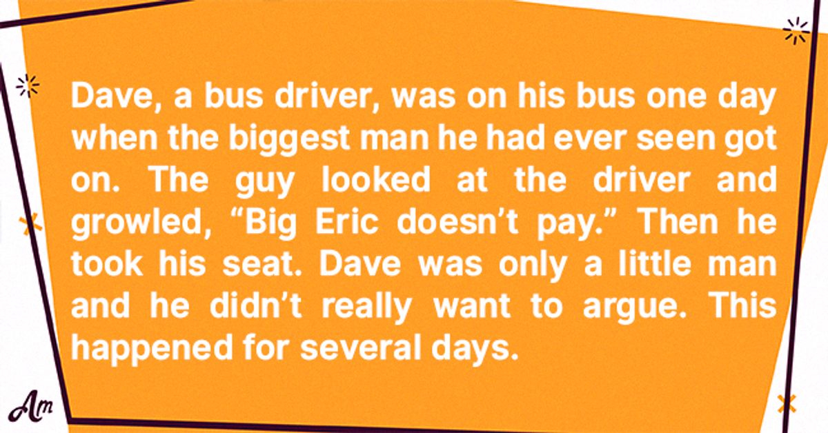Daily Joke: A Bus Driver Was Scared of His Passenger