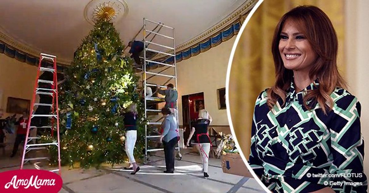 Melania Trump Shares Time-Lapse Video of How the White House Christmas ...
