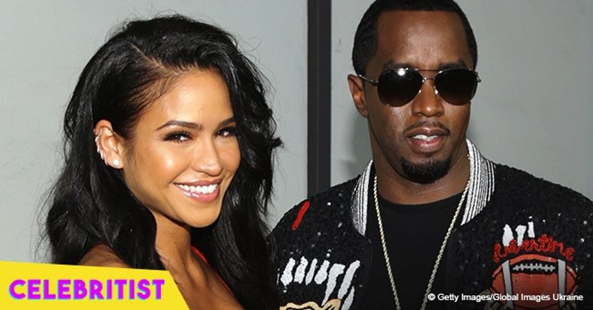 Diddy's much younger girlfriend Cassie flashes major legs in plunging ...
