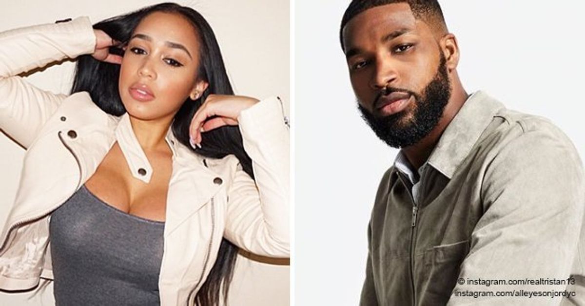 Tristan Thompson's 1st baby mama and their son ride a horse in matching ...