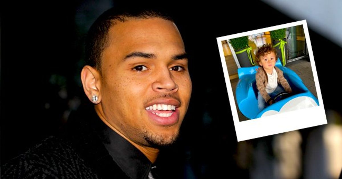 Chris Brown's Son Aeko Looks Straight At the Camera While Riding a Toy ...