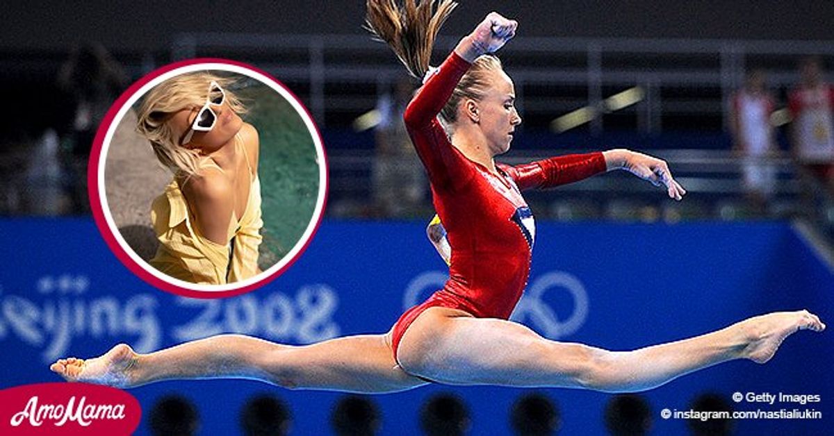 Olympic Gymnast Nastia Liukin Puts On Sultry Display Sitting Near A