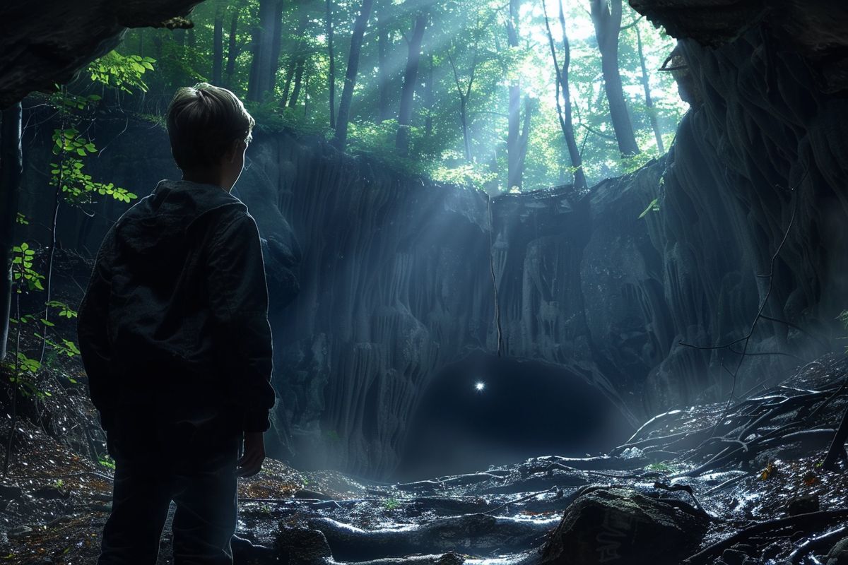 Boy Discovers Mysterious Cave in Forest and Hears a Cry for Help ...