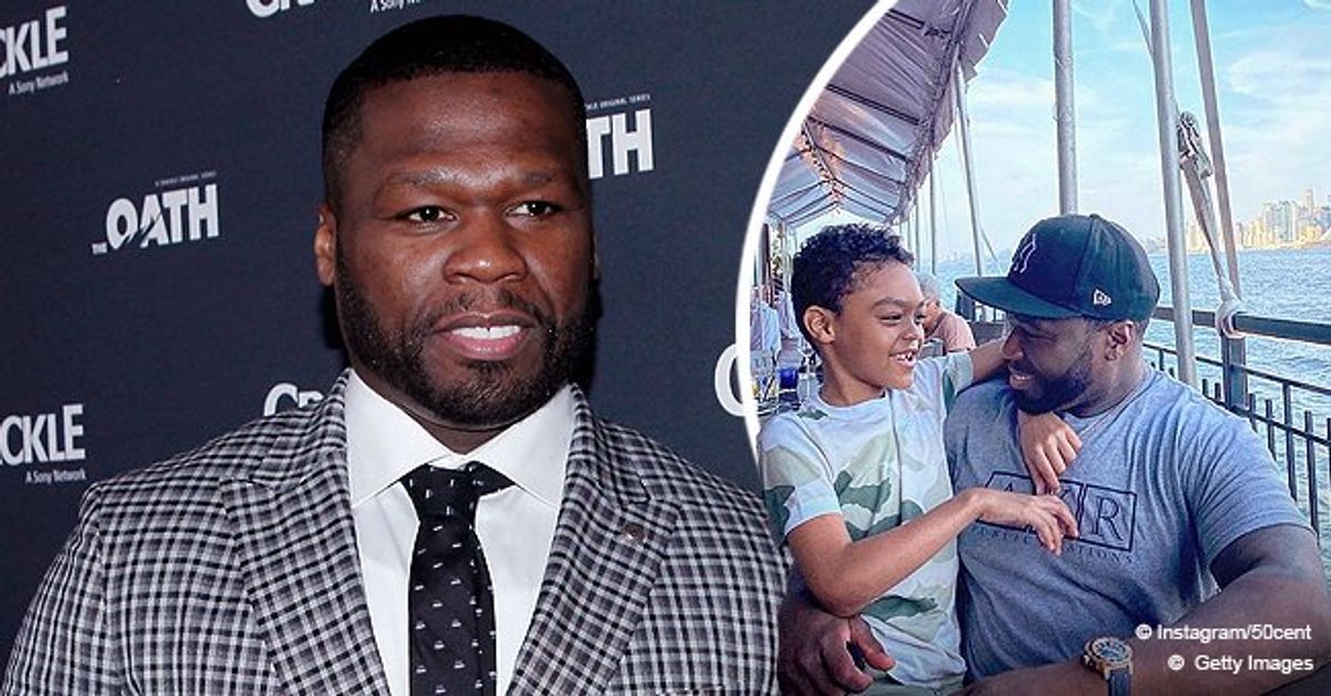 50 Cent Holds Youngest Son Sire Close to Him as They Enjoy a Precious ...
