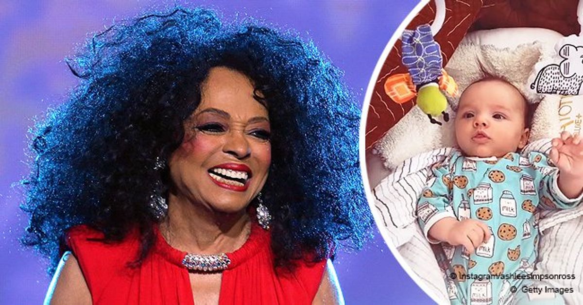 See Diana Ross' Grandbaby Ziggy as He Lies in a Crib Wearing a Milk ...