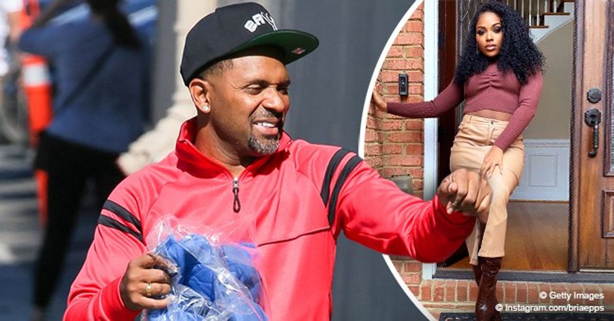 Mike Epps' Daughter Bria Turns Heads Posing in a Burgundy Top & Nude ...