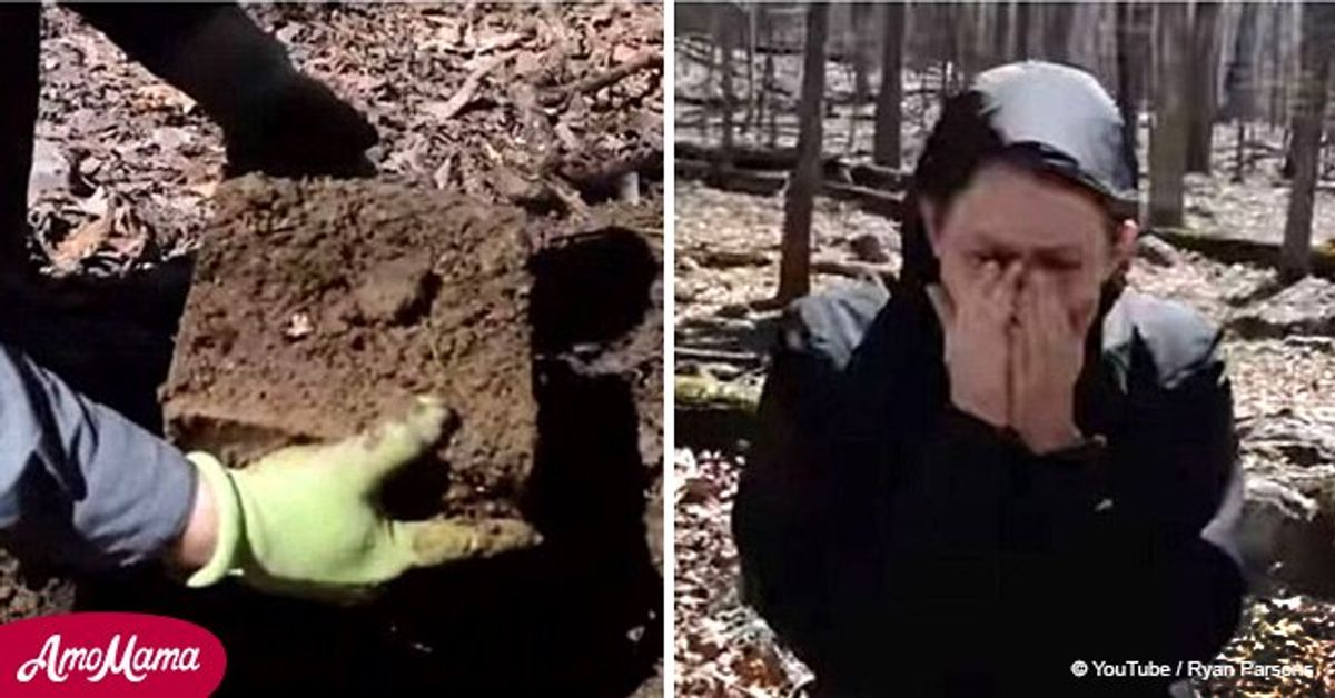 Couple find buried box in the woods. They look closer and see quotes ...