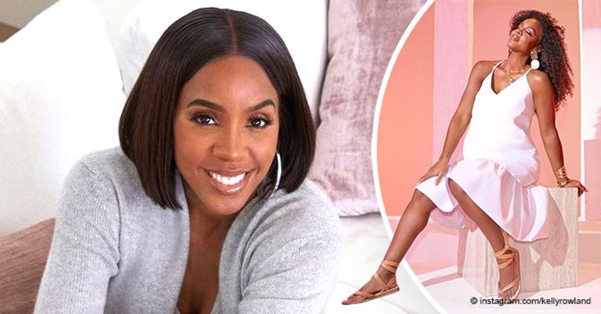 Kelly Rowland Looks Stunning Flaunting Her Flawless Skin in a White ...