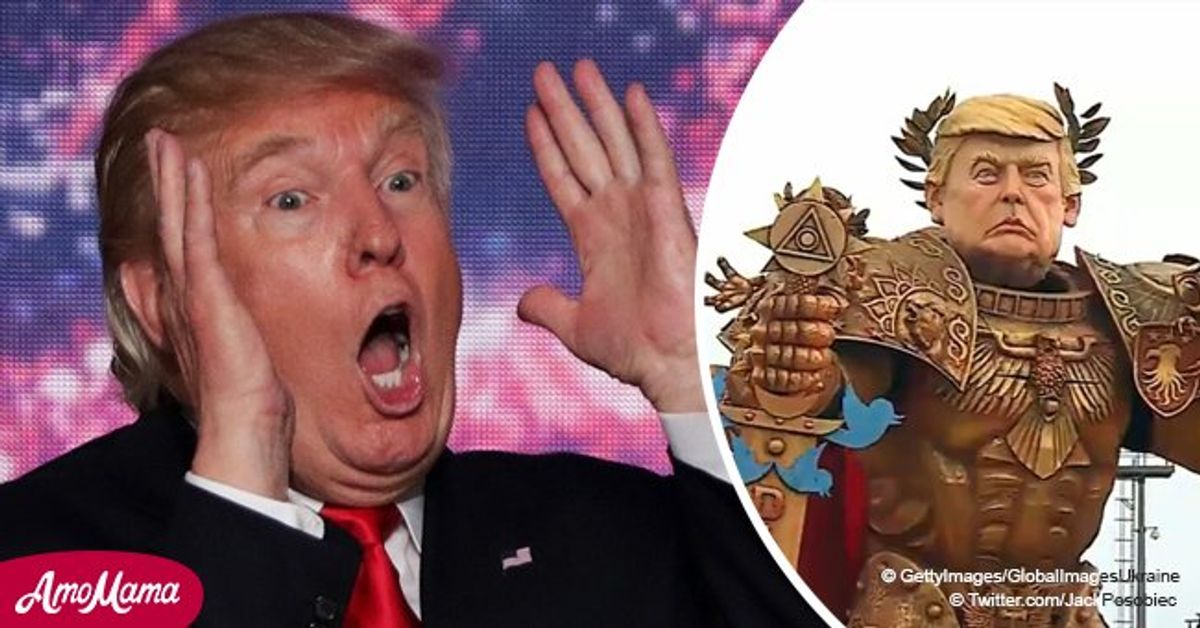 Italian carnival turns Trump into a giant ‘God Emperor’ float holding a ...