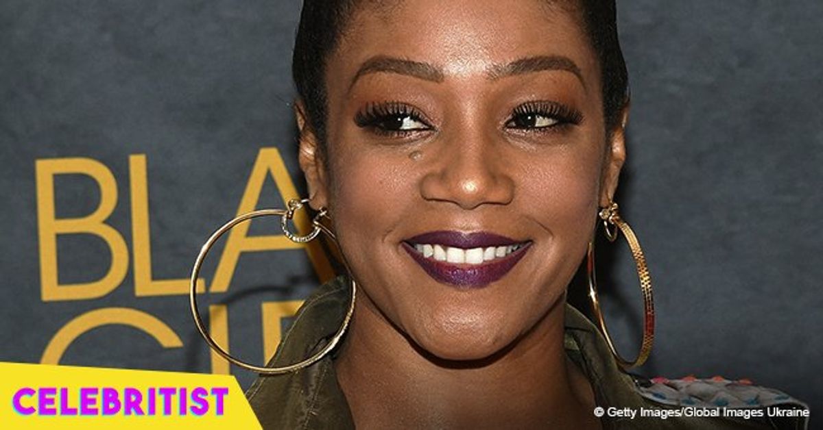 Tiffany Haddish shows off her fit body in silver jumpsuit after nasty ...