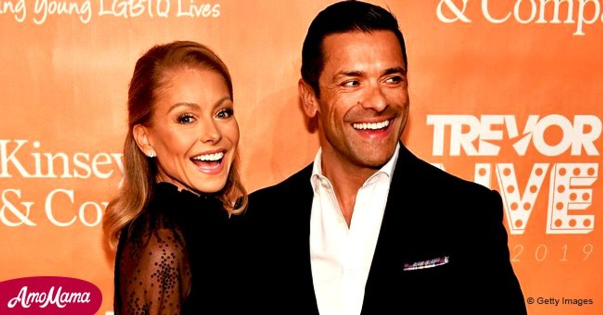Kelly Ripa Reveals Adorable Family Christmas Card with Husband Mark ...