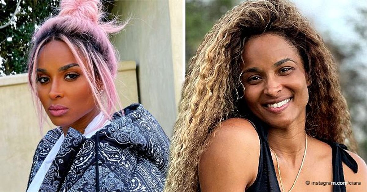 Ciara Looks Stylish Posing in a Video Wearing an Oversized Printed ...