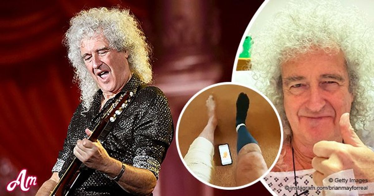 Brian May from Queen Shares Video of Himself Walking and Gives Update ...
