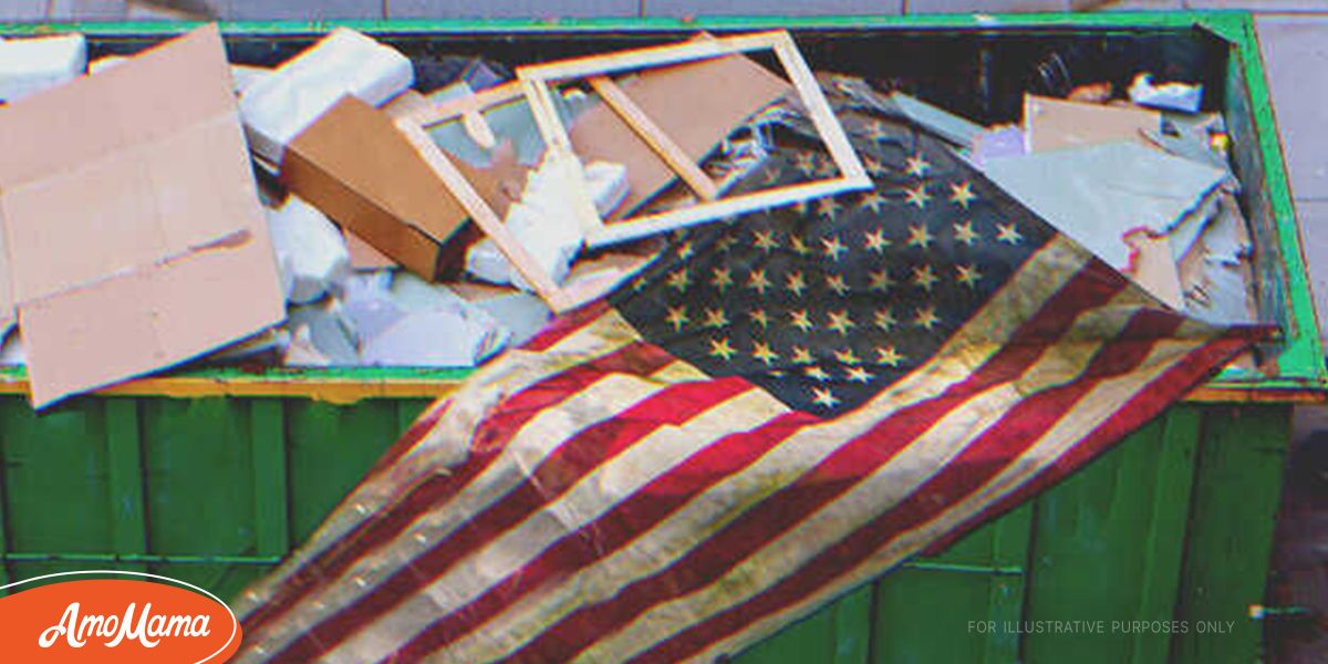 Garbage Man Finds Burial Flag in Trash, Sees Name of Comrade Who Saved ...