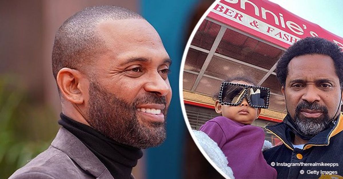 Mike Epps' Baby Indiana Looks like a Superstar in Huge Black Inlaid ...