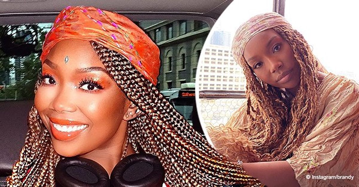 Singer Brandy Radiates as She Shows off a Stunning Glow While Posing in ...