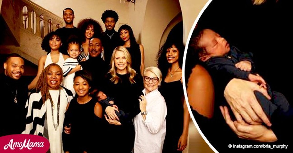 Eddie Murphy shares first ever photo with newborn son, posing with his ...