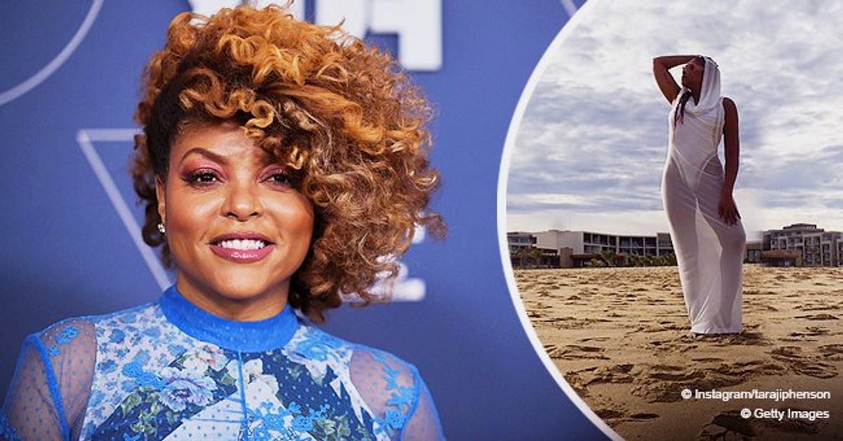 Taraji P Henson From Empire Poses In Snow White Swimsuit With Detail