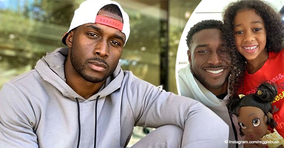 See This Rare Photo of Reggie Bush with His Curly-Haired Daughter Who ...