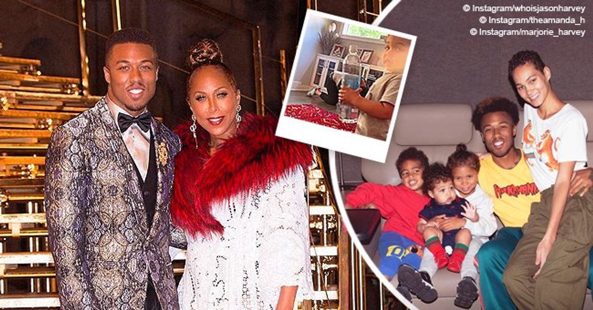 Marjorie Harvey's Son Jason Shares Funny Video of His Pregnant Wife ...