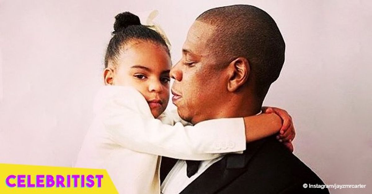 Jay-Z and Blue Ivy rock matching tracksuits, enjoying father-daughter ...
