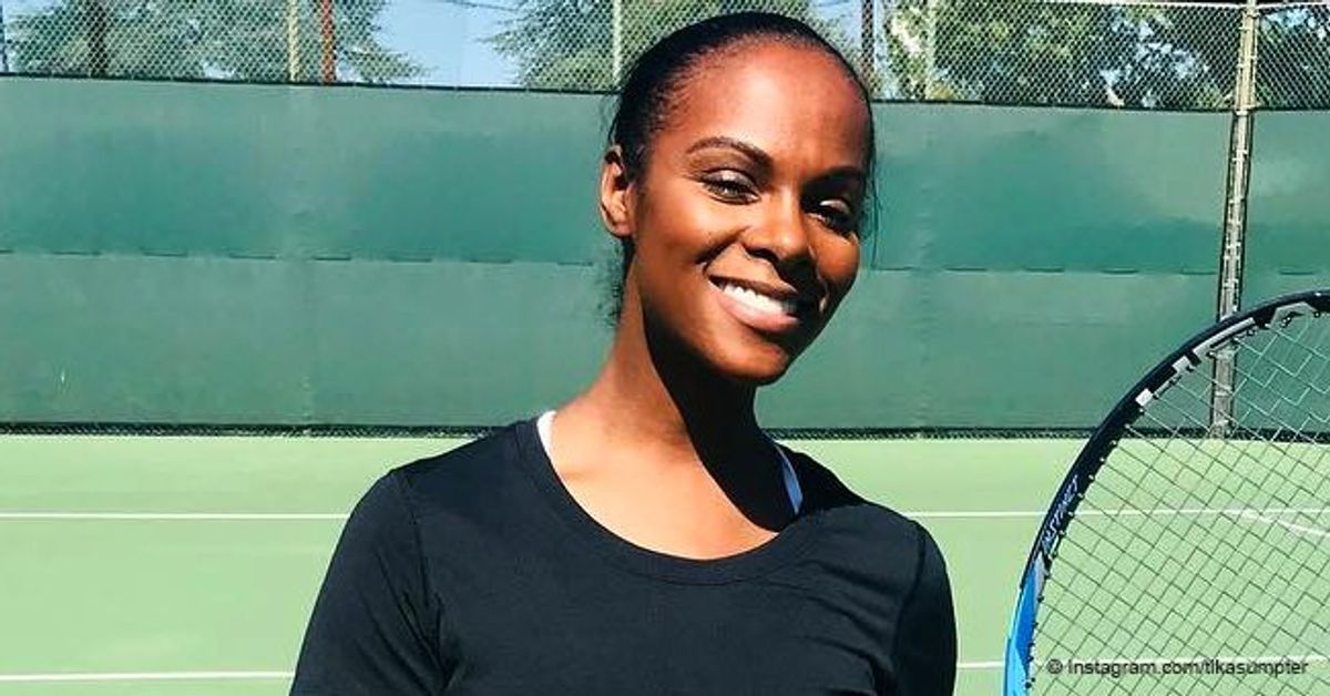 'Mixed-ish' Star Tika Sumpter Flaunts Flawless Skin in a Photo Rocking ...