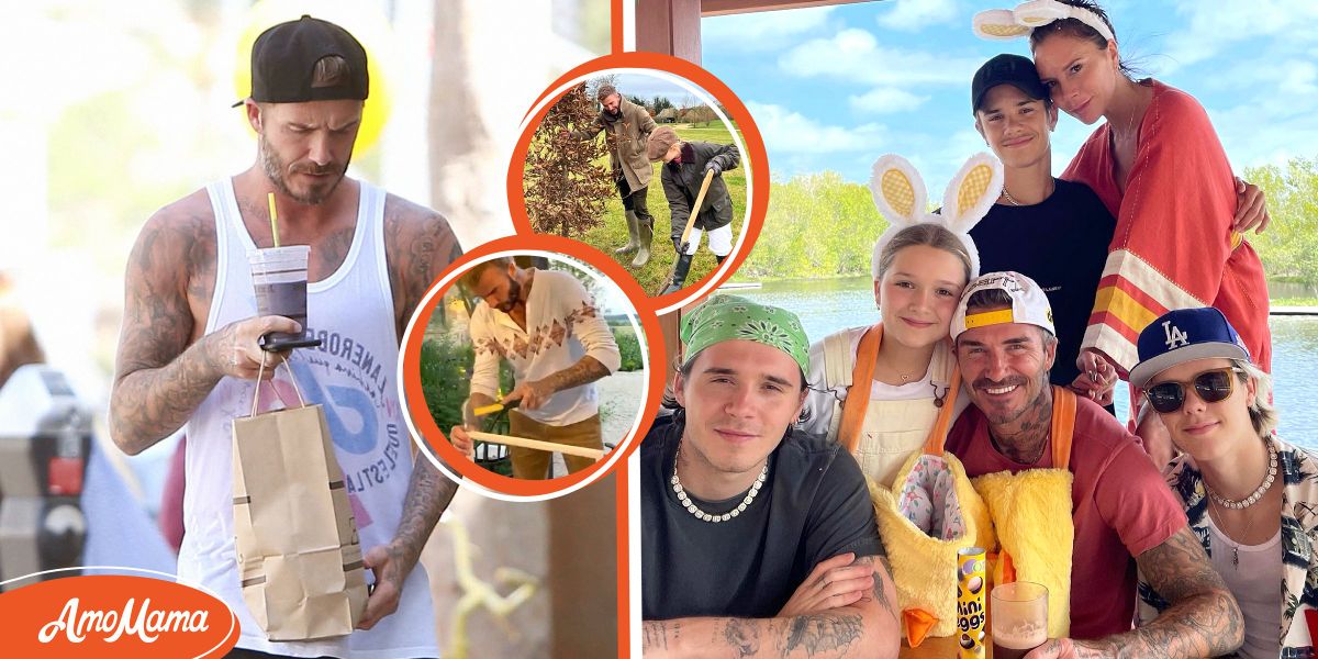 Worth $670M, David Beckham Shops at Local Grocery & Hammers Nails — He ...