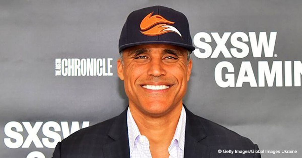 Rick Fox is a proud dad as he poses with his beautiful grown up ...